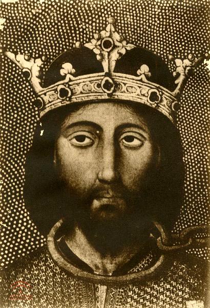 [Rostro de Boabdil con grilletes en el cuello]