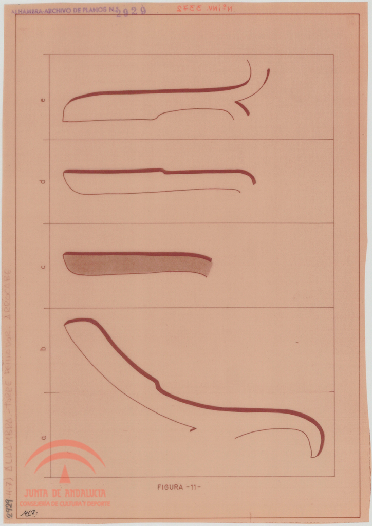 Alhambra. Torre del Peinador de la Reina (Abu-l-Hayyay). Arrocabe ...